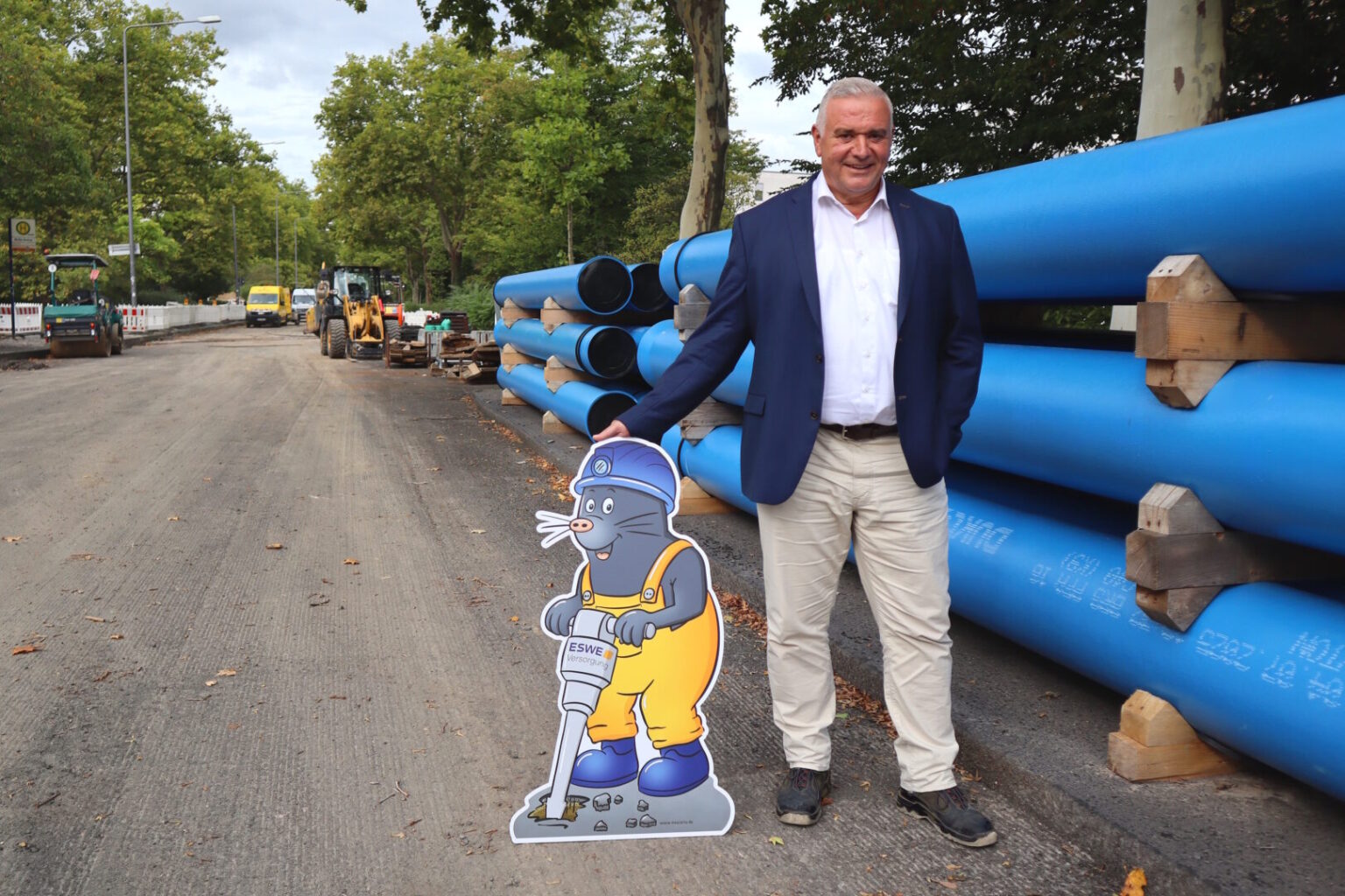 Bald winkt ESWE-Maskotten Erdwin - Antenne Wiesbaden